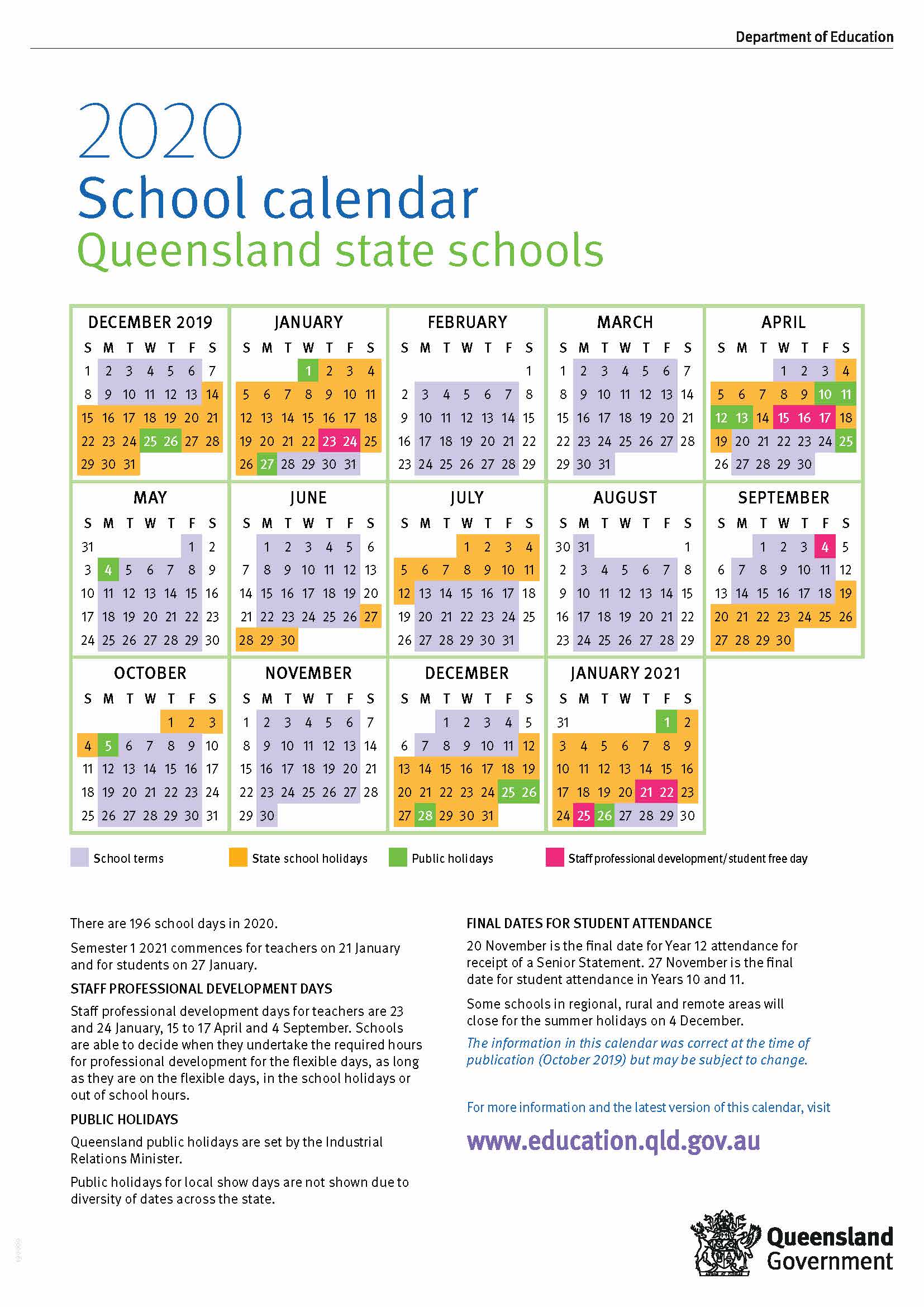 2020 And 2020 School Year Calendar Printable Calendar Templates